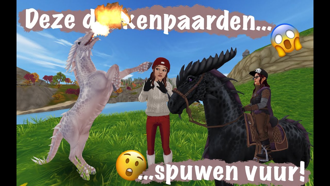 Deze DRAKENPAARDEN SPUWEN VUUR! 🔥😱 || Star Stable Update #60 || Lisa ...