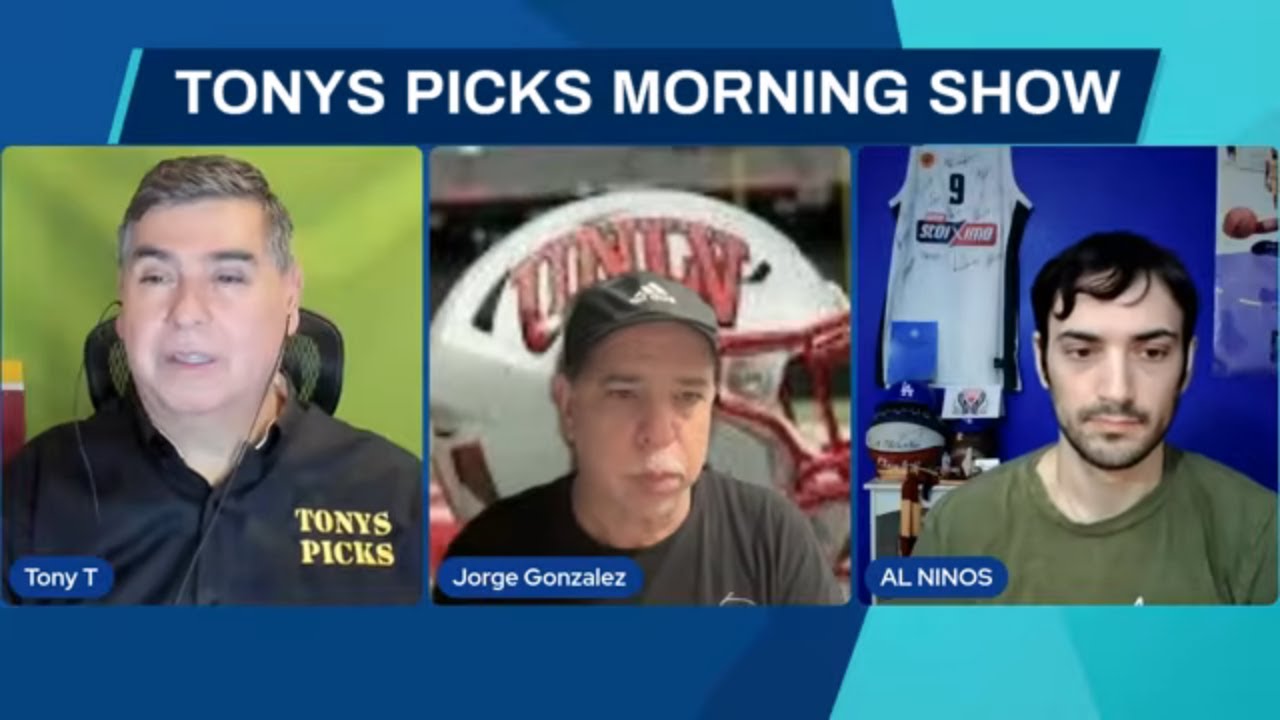 Tonys Picks Morning Show - Free Sports Picks, Predictions for Today's ...