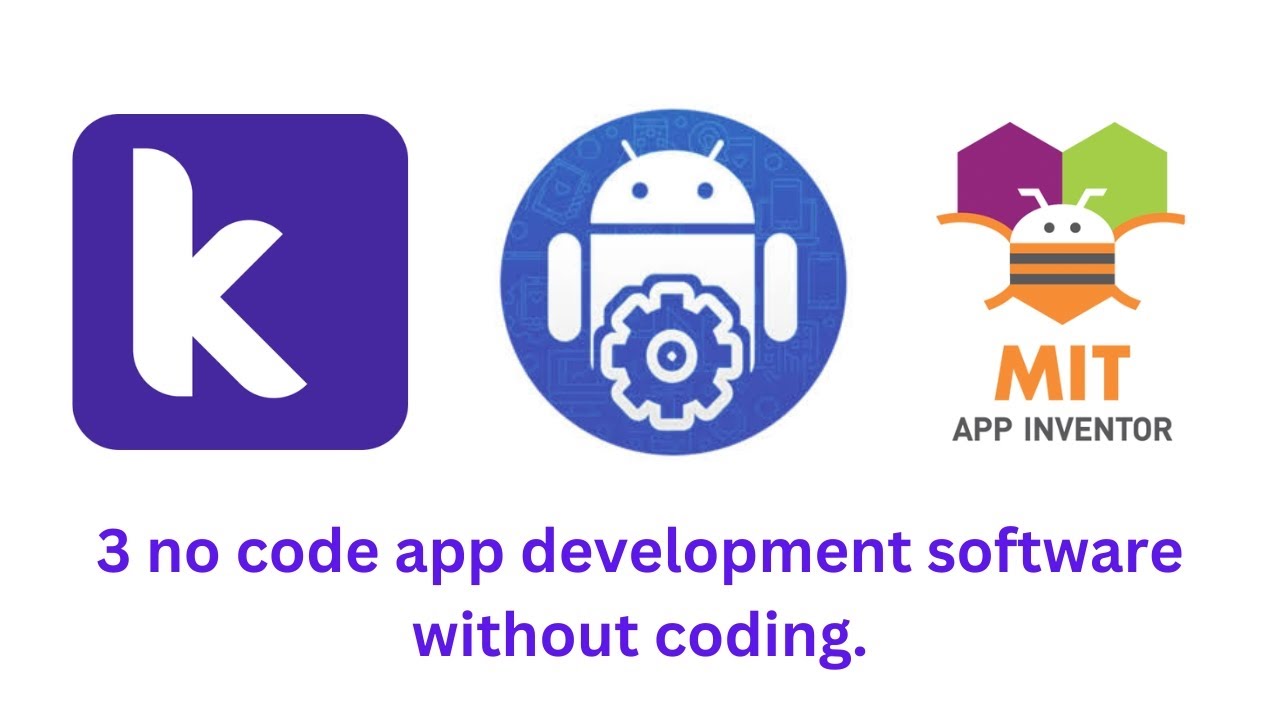 3 no code app development software without coding. - YouTube