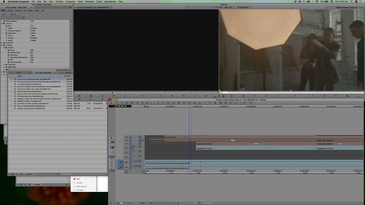 Tracking Audio Levels AVID Media Composer - YouTube