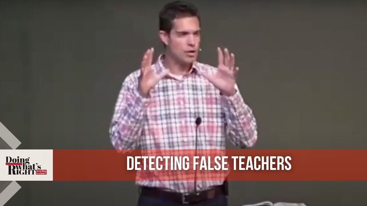 8/29/21 "Detecting False Teachers" (sermon) - YouTube