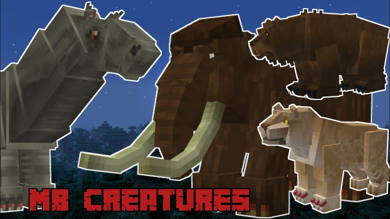 Prehistoric Pack Beta V6 Update!? MB Creatures Plus Addon | Addon For Mcpe 1.18/1.17 - YouTube
