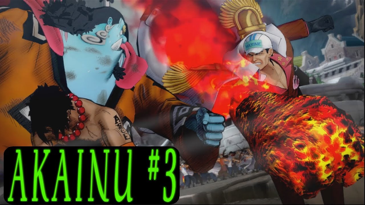 One Piece Akainu Paramount War | Admiral Akainu Volcano at Marineford ...
