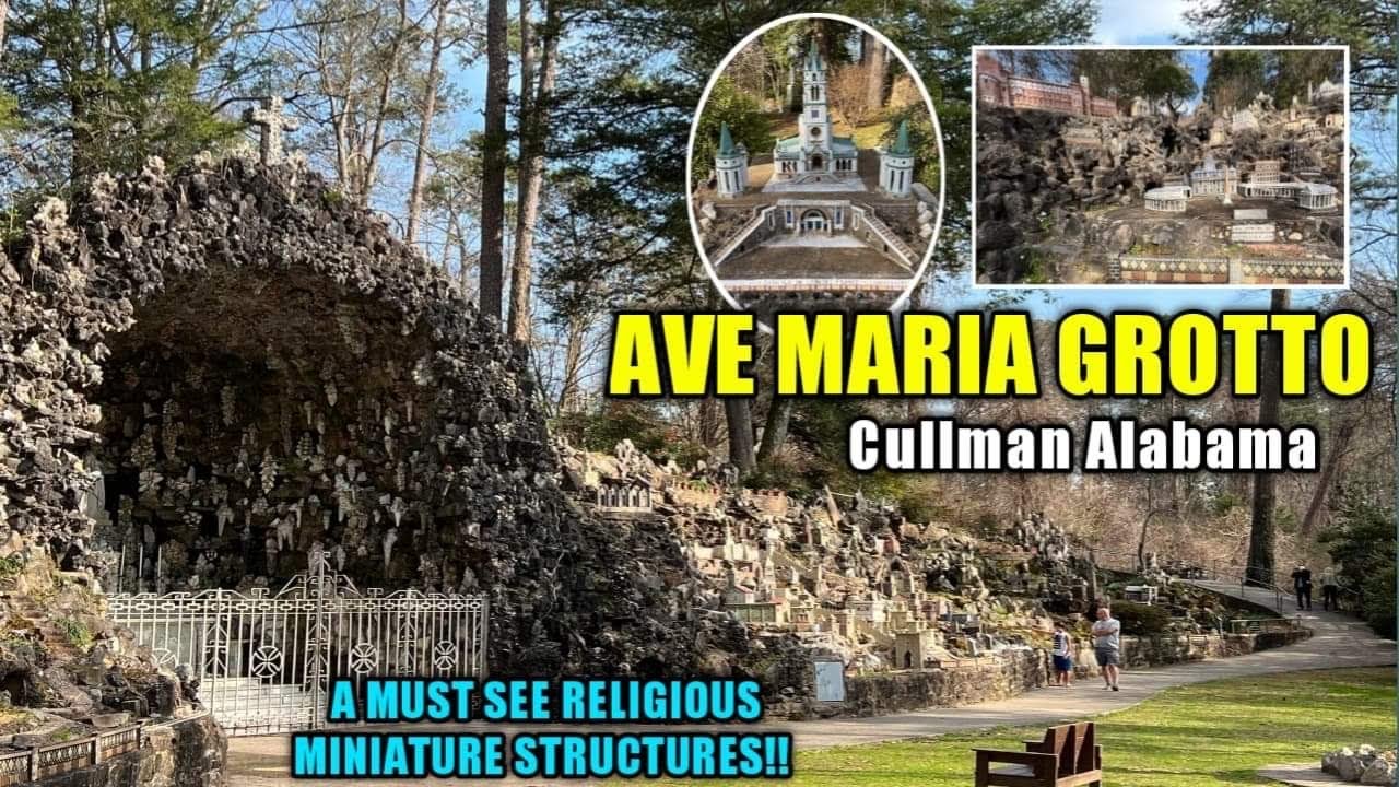 Let's Explore Ave Maria Grotto in Cullman, Alabama | Religious ...