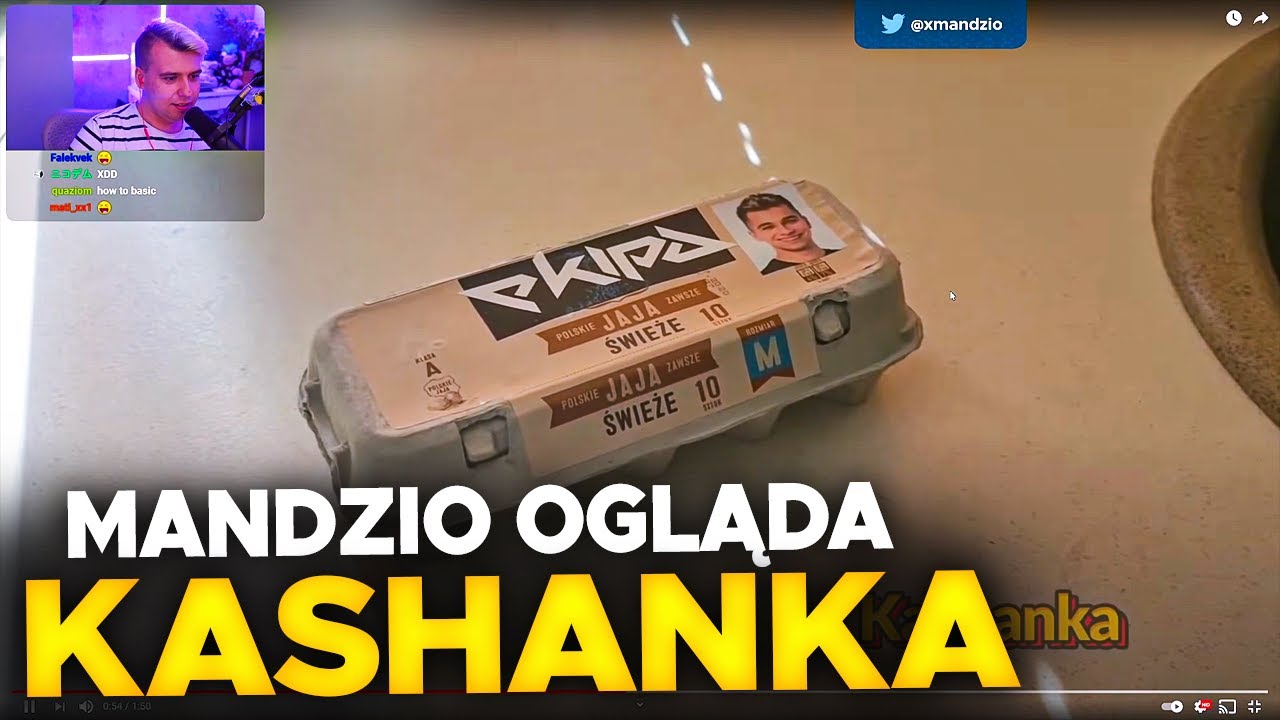 MANDZIO OGLĄDA KASHANKA - WSZYSTKO OD EKIPY - YouTube