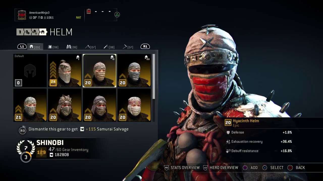 For Honor Shinobi Rep 7 - YouTube