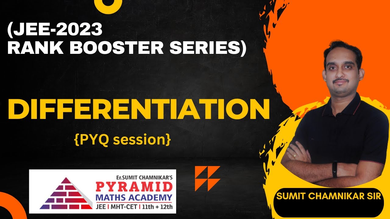 Differentiation {PYQ session}-[JEE-2023 Rank booster series] - YouTube