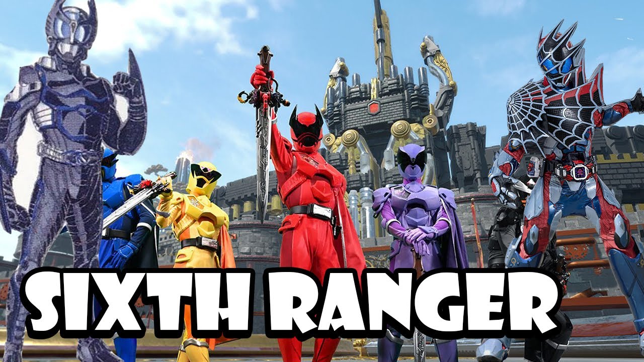 King-Ohger White Spider Sixth Ranger & Silver Extra Ranger - YouTube