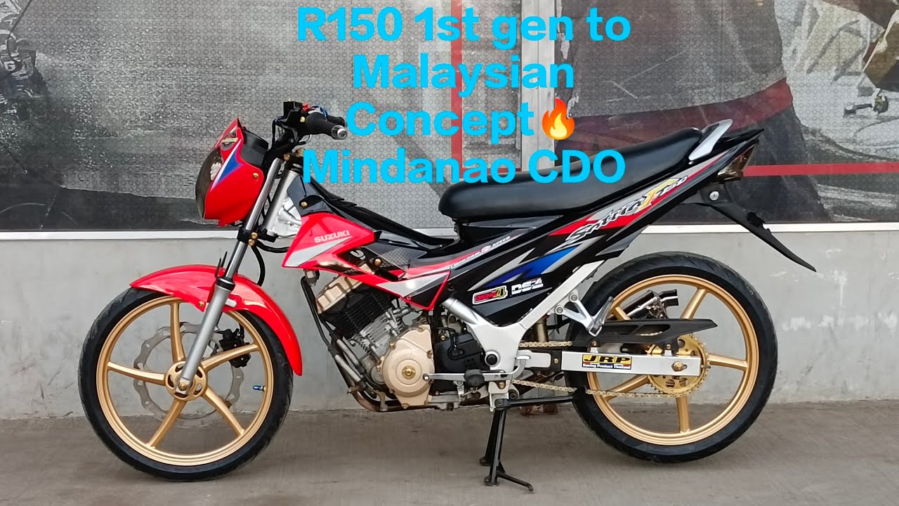 raider 150 1st gen to Malaysian concept roadrace - YouTube