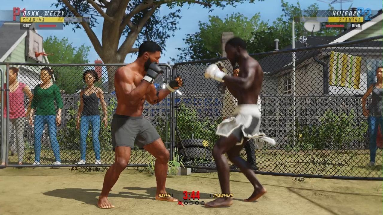 Motivating my opponent intill he loses in Backyard Fighting ! #ufc4 ...