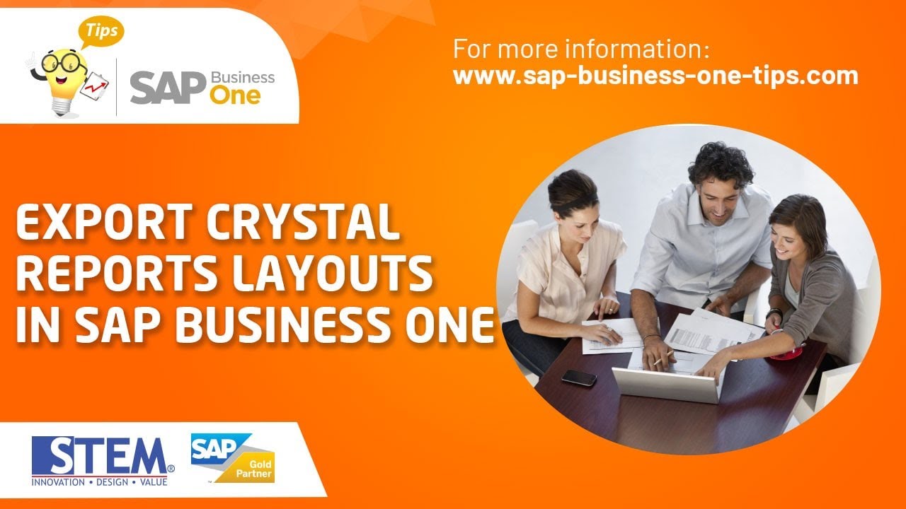 Export Crystal Reports Layouts In SAP Business One Tips YouTube export-crystal-reports-layouts-in-sap-business-one-tips-youtube