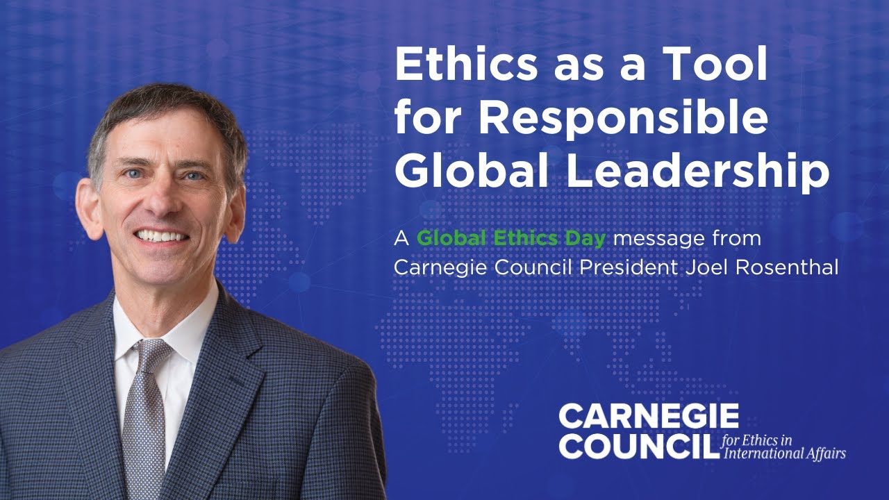 Ethics as a Tool for Responsible Global Leadership - YouTube