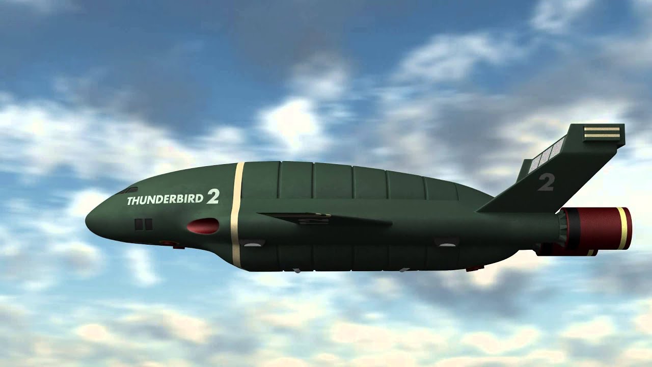 Thunderbird-2 Animation Test! - YouTube