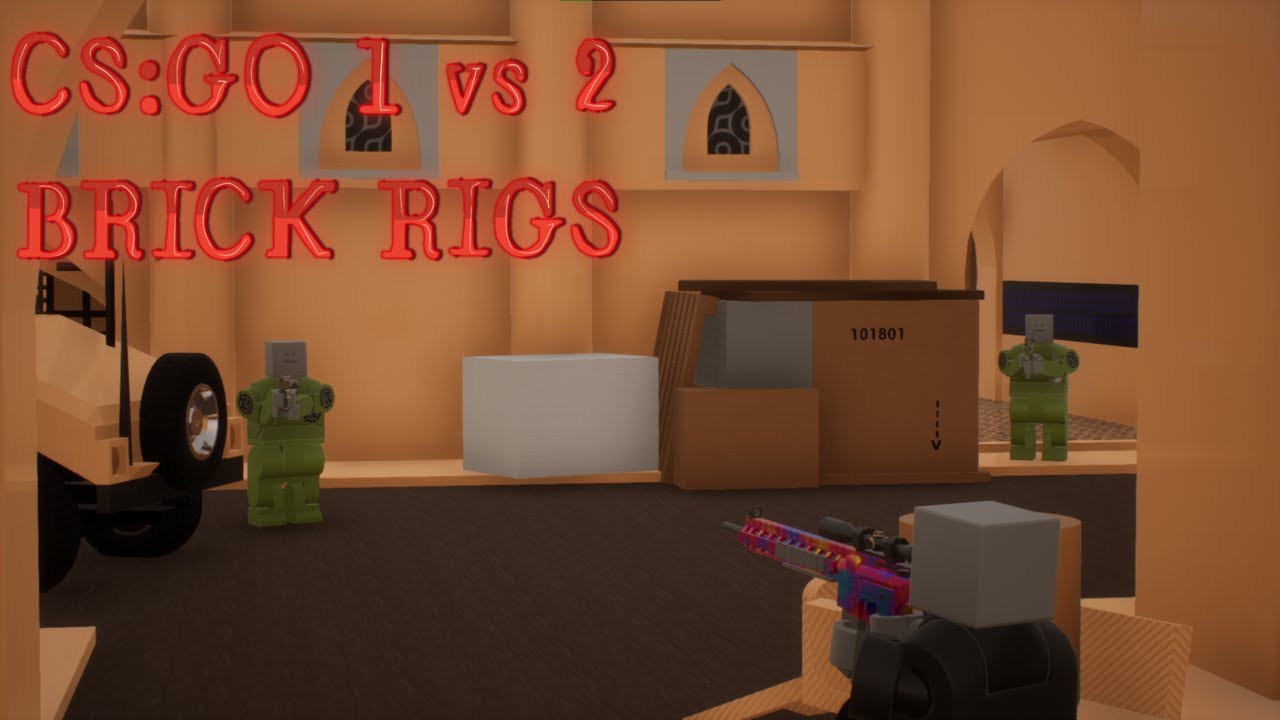 CS:GO 1 VS 2 | BRICK RIGS - YouTube