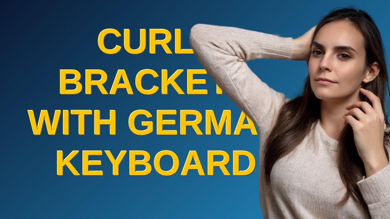 Apple: Curly brackets with german keyboard - YouTube