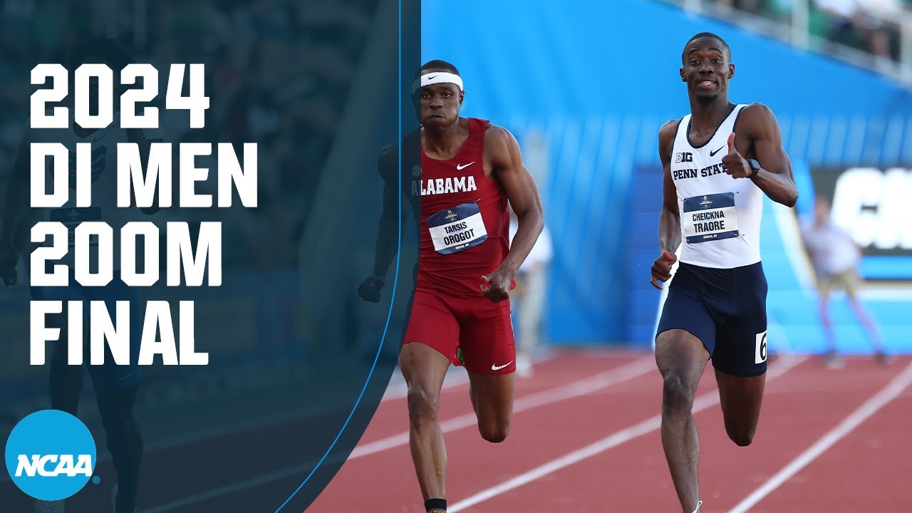 Men's 200m final - 2024 NCAA outdoor track and field championships ...