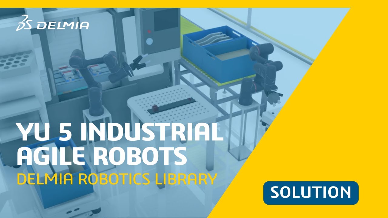 DELMIA Robotics Library: Yu 5 Industrial from Agile Robots SE - YouTube