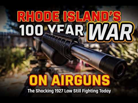 Rhode Island Has Been Waging WAR on Airguns for ALMOST 100 YEARS! (1927 LAW MAKES AIRGUNS FIREARMS)