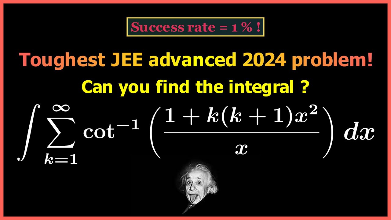 🔥 Toughest JEE Advanced 2024 Integral! Only 1% Can Solve This! 🧠💯 # ...