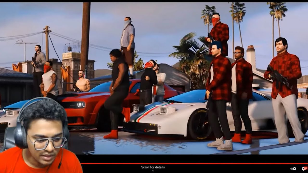 Shetty Brothers More Reaction on Bichu Gang Official Gang Song | GTA 5 ...