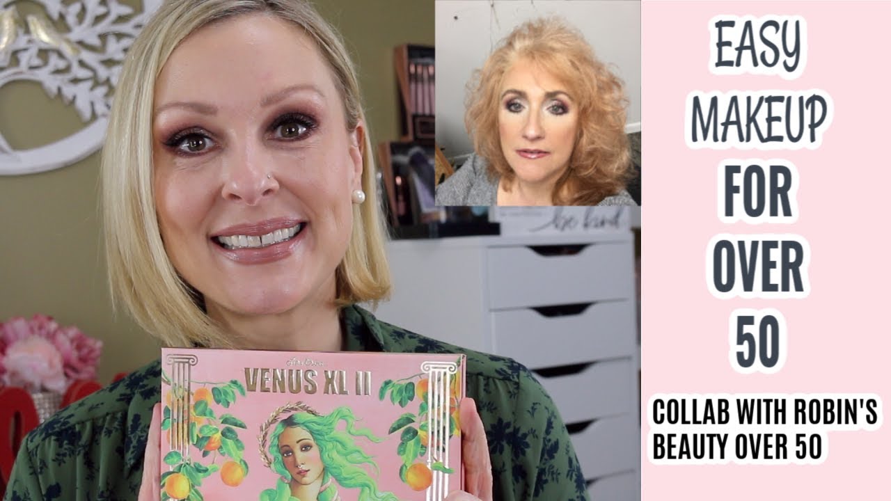 Easy Makeup for over 50 using Lime Crime | Collab with Robin's Beauty ...
