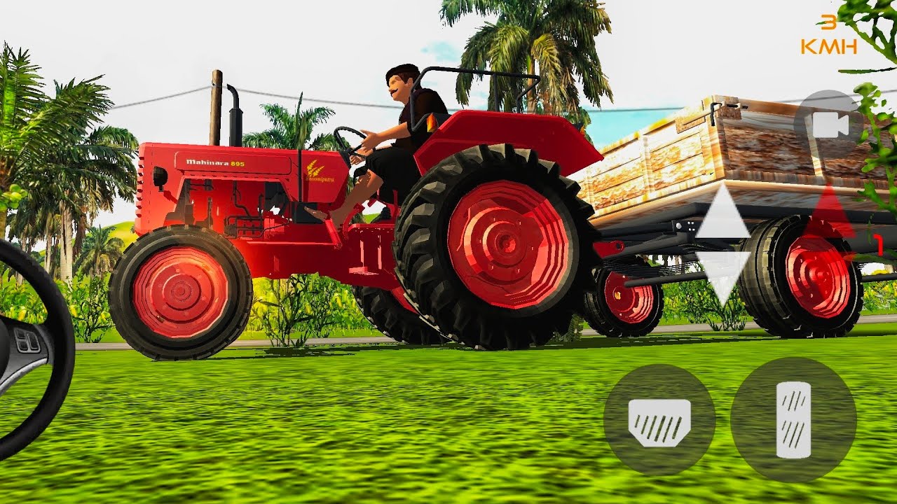 indian tractor driving 3d Gameplay video | indian tractor driving 3d meshon complete.. - YouTube