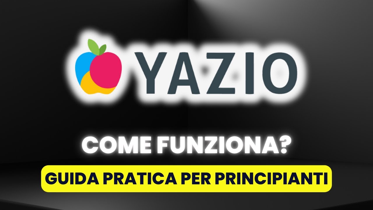 Come Funziona YAZIO - Guida Pratica per Principianti - YouTube