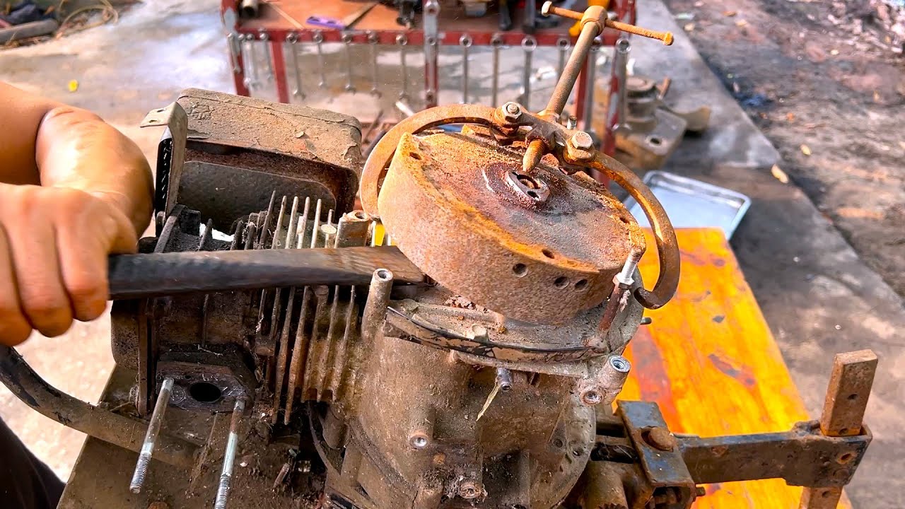 Genius Boy Successfully Restored//20-Year-Old Mini Earth Milling ...