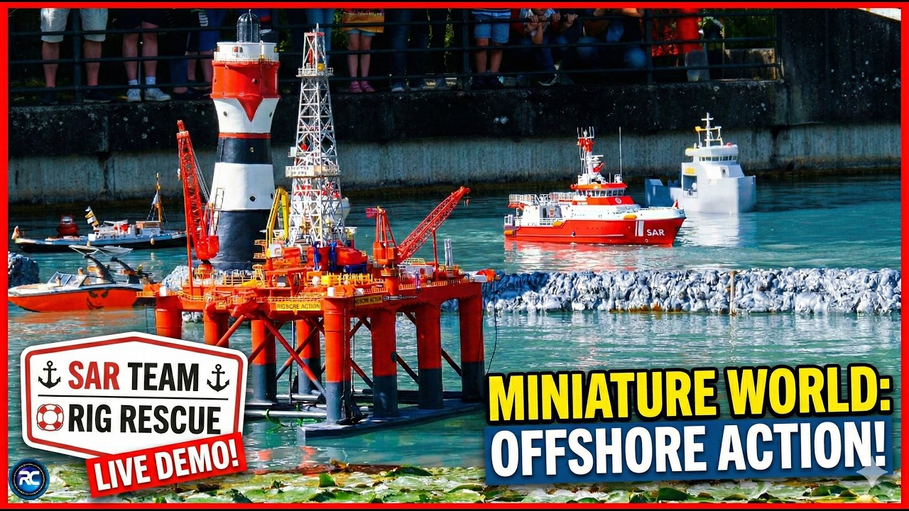 RC Boats at the Open-Air Model Show Days 2025 - Maxipark Hamm - YouTube