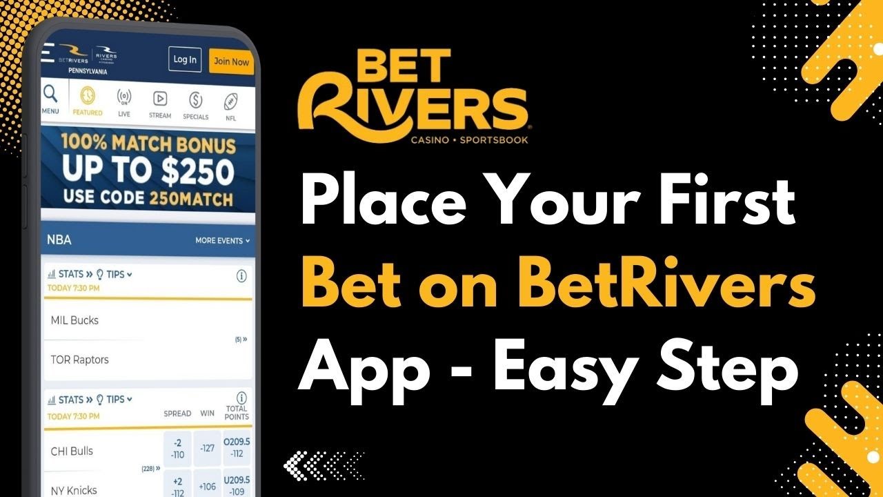 How to Place Your First Bet Using the BetRivers App ! - YouTube