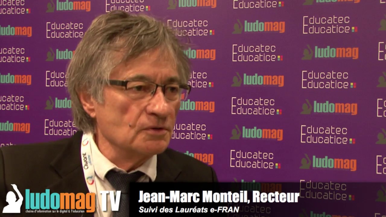 Jean Marc Monteil : "le suivi des Lauréats e-FRAN" - YouTube