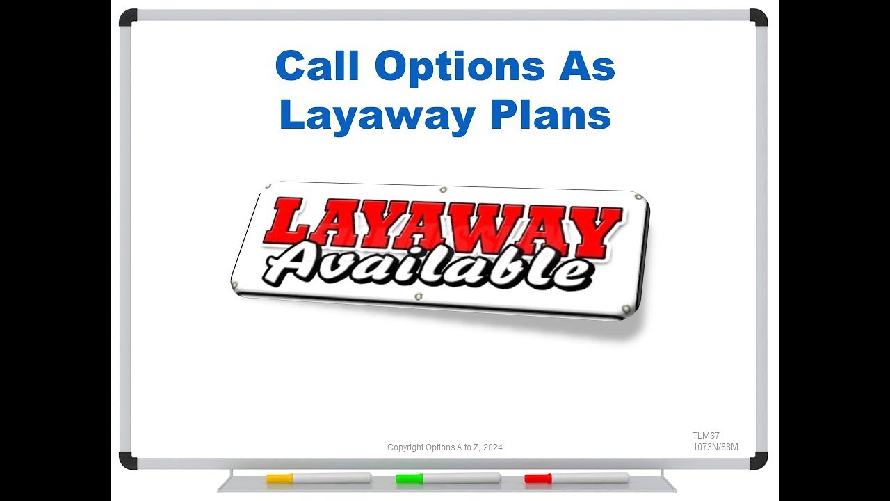 Call Options As Layaway Plans - YouTube