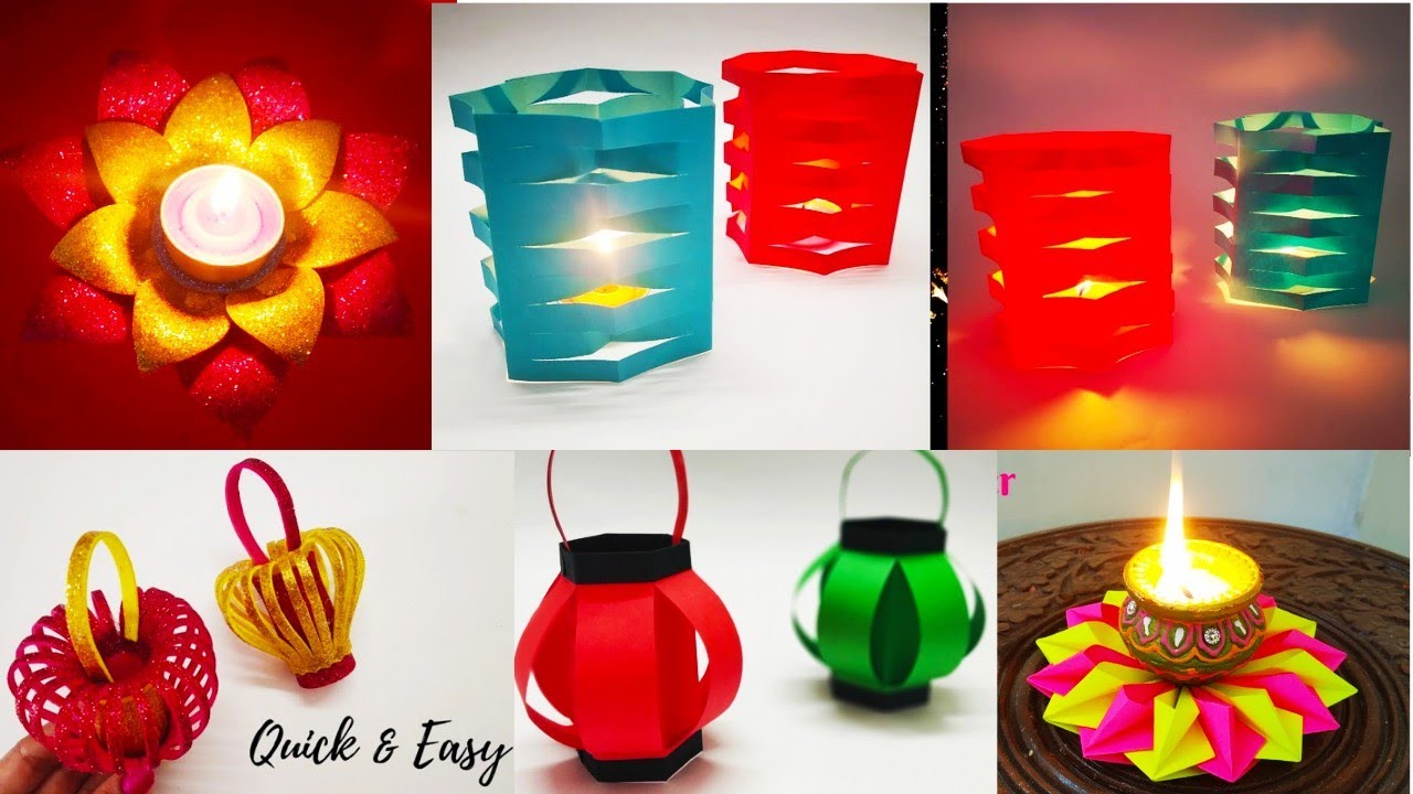 Diwali Celebration DIY Ideas | 5 Easy Diwali Home Decor Ideas | Diwali ...