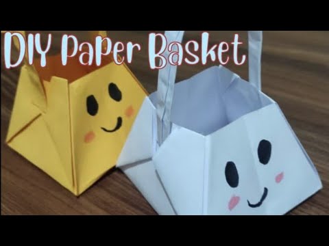 DIY Mini Paper Busket/Origami Basket DIY/Paper Craft#artandcraft ...