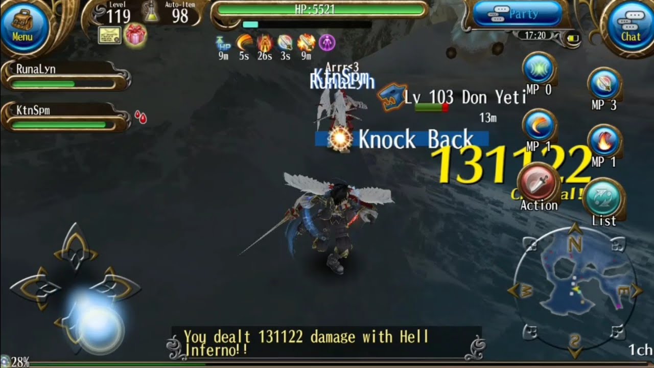 Magic Knight 1H Magic Device (MD) Build Test with Critical Magic Skill ...