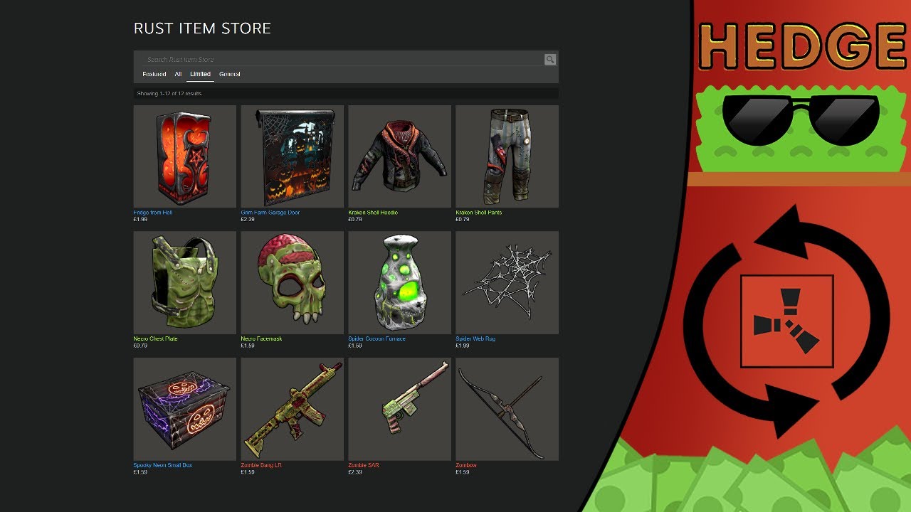 Rust Store Rotation: Halloween Week 1 (October 19 2023) - YouTube