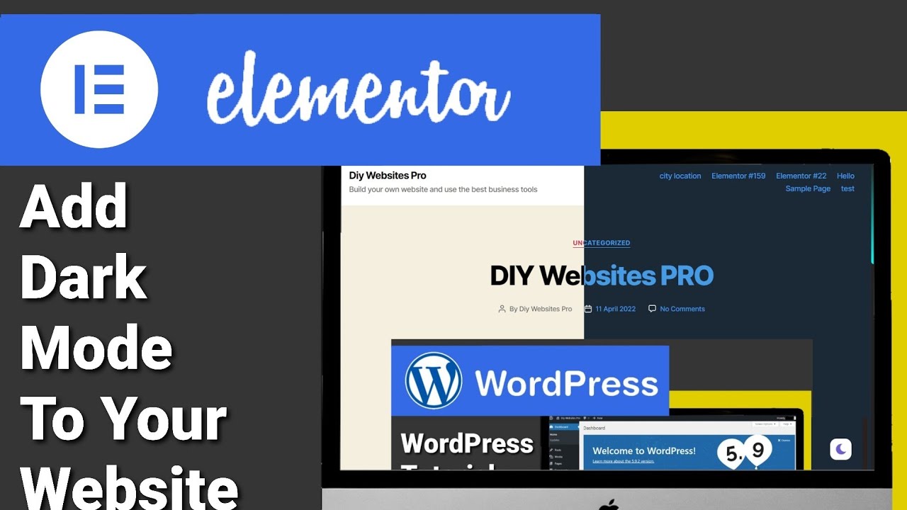 How To Add Dark Mode To WordPress Elementor Divi And More YouTube How To Add Dark Mode To WordPress Elementor Divi And More YouTube