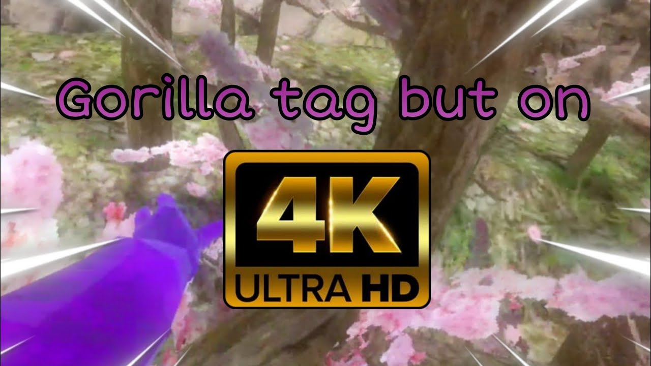 Pro Player Plays On Highest Quality In Gorilla Tag (4k HD and 120 FPS ...
