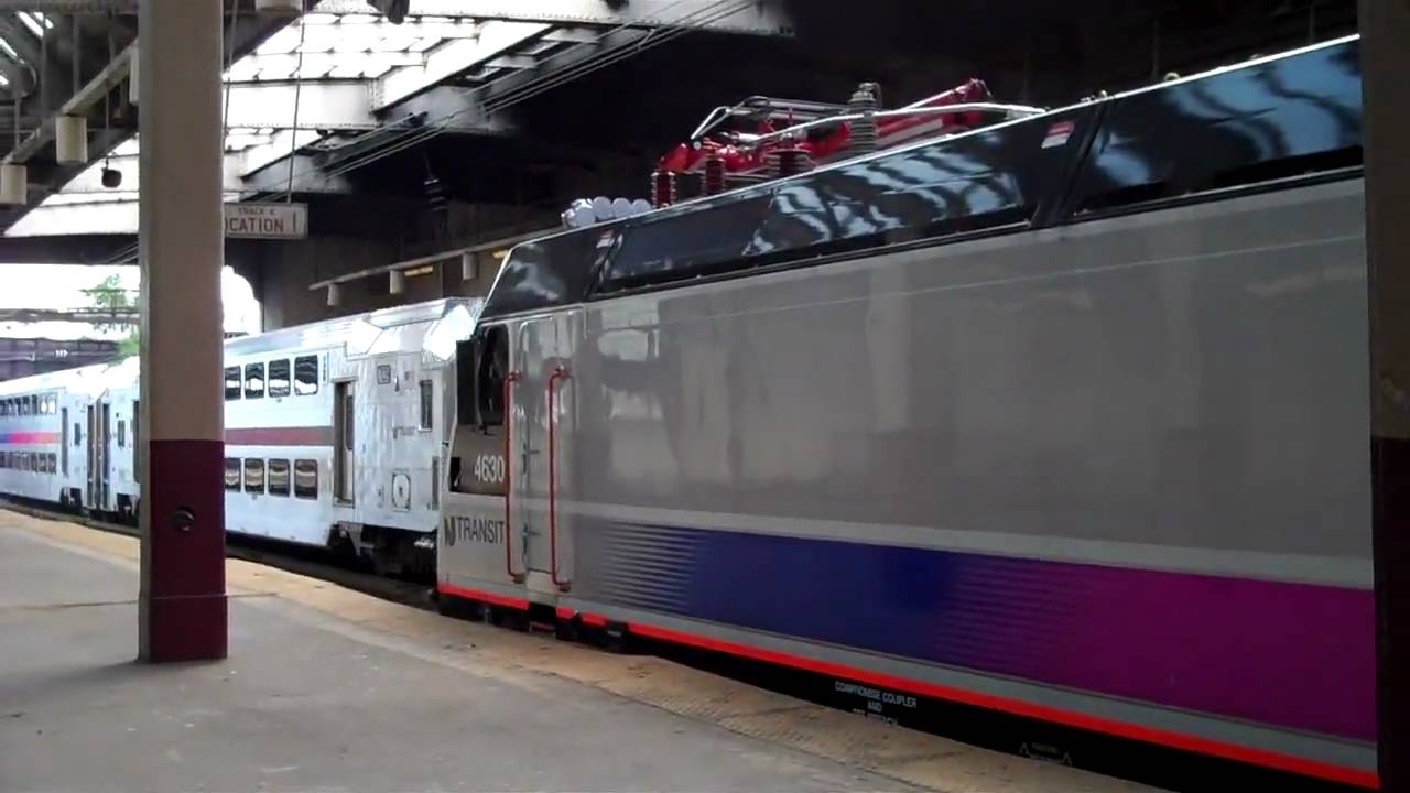 NJ Transit ALP-46A Train No. 3255 & Train No. 3963 on NEC - YouTube
