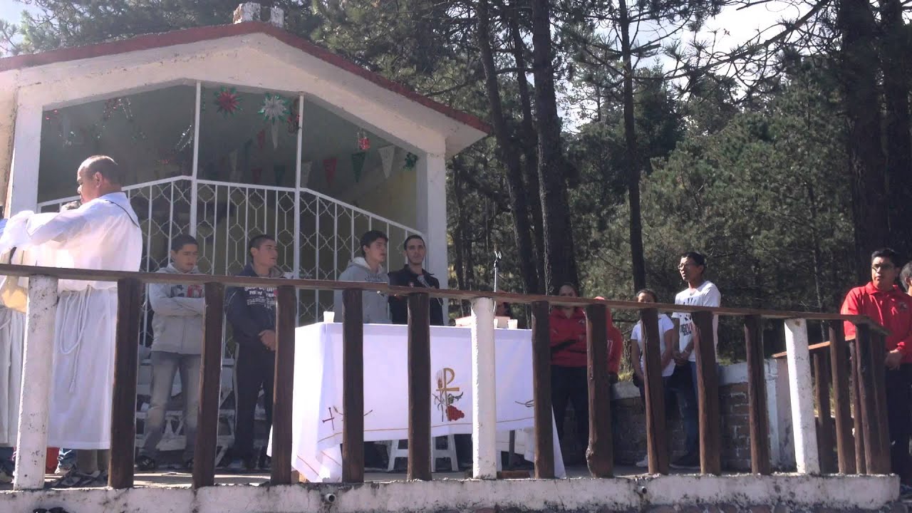 Misa en la Montaña peregrinación a la Basílica de Guadalupe UPAEP - YouTube