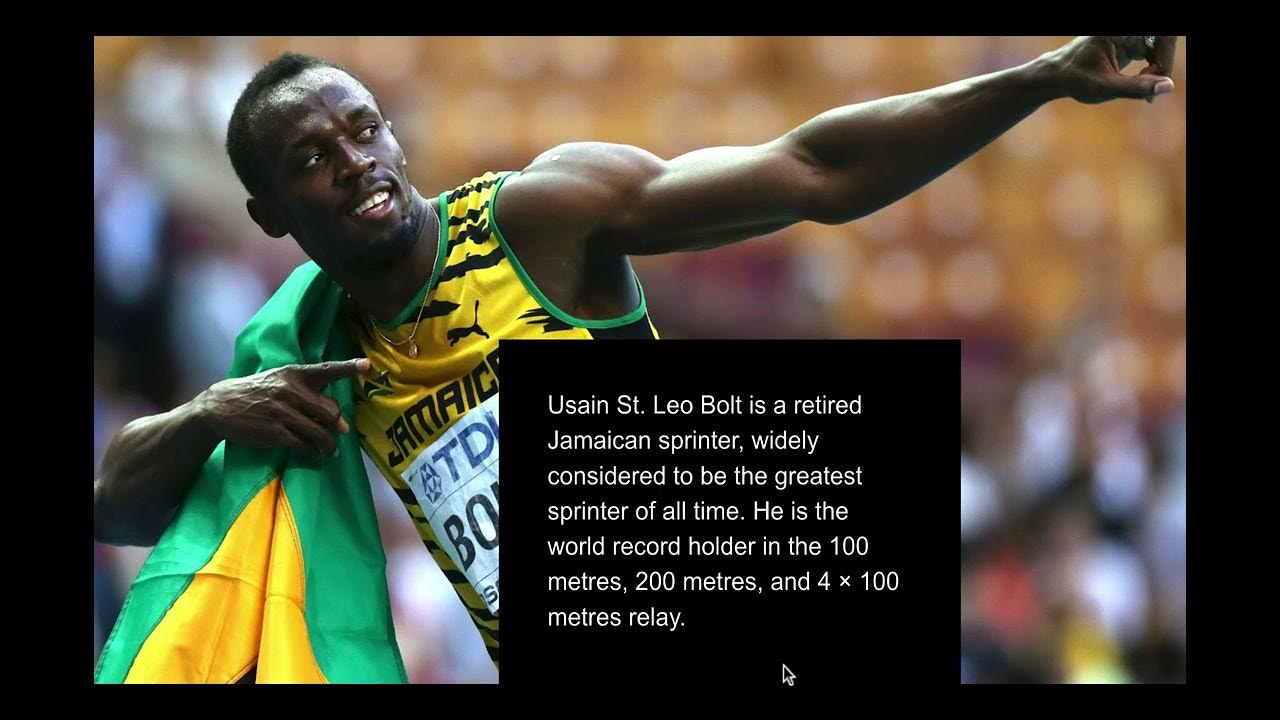 Black History Month - Usain Bolt - YouTube