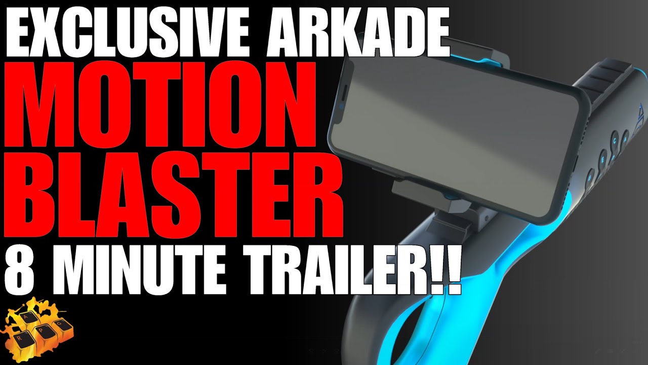 NEW ARKADE MOTION BLASTER TRAILER! 8MINS LONG!! PEWDIEPIE BACKED ...