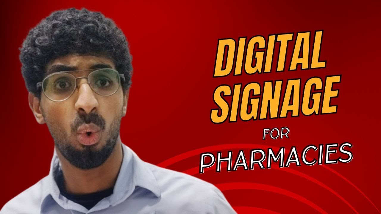 Digital Signage for Pharmacies Promoting Health Products and Tips - YouTube