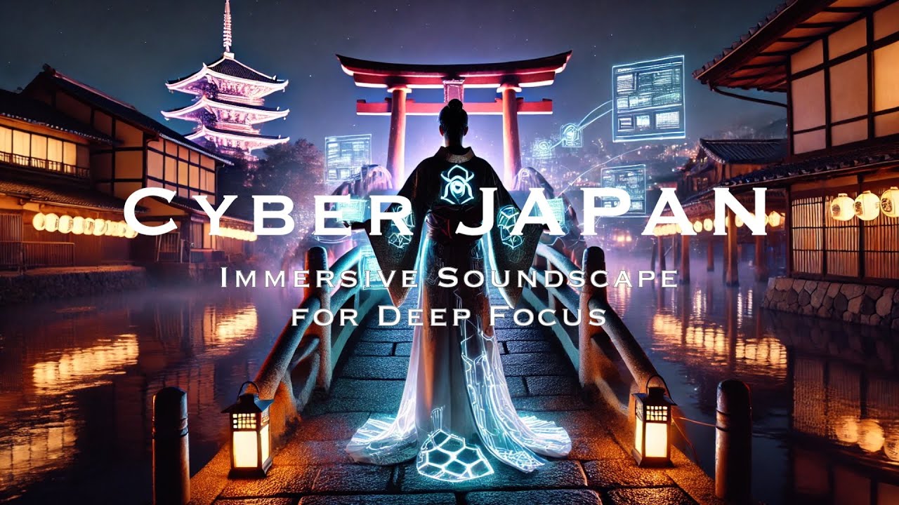 Cyber Japan | Immersive Soundscape for Deep Focus - YouTube