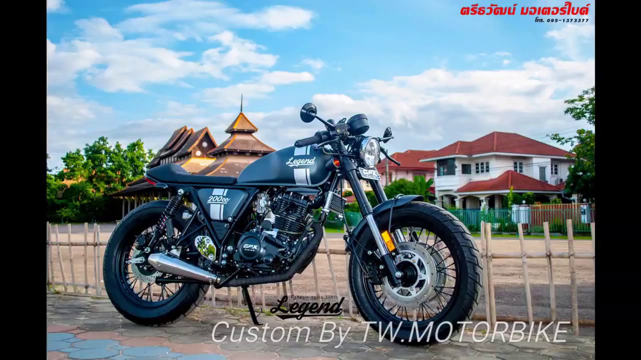 Thai Riders : GPX LEGEND 200 CUSTOM BY TW.MOTORBIKE - YouTube