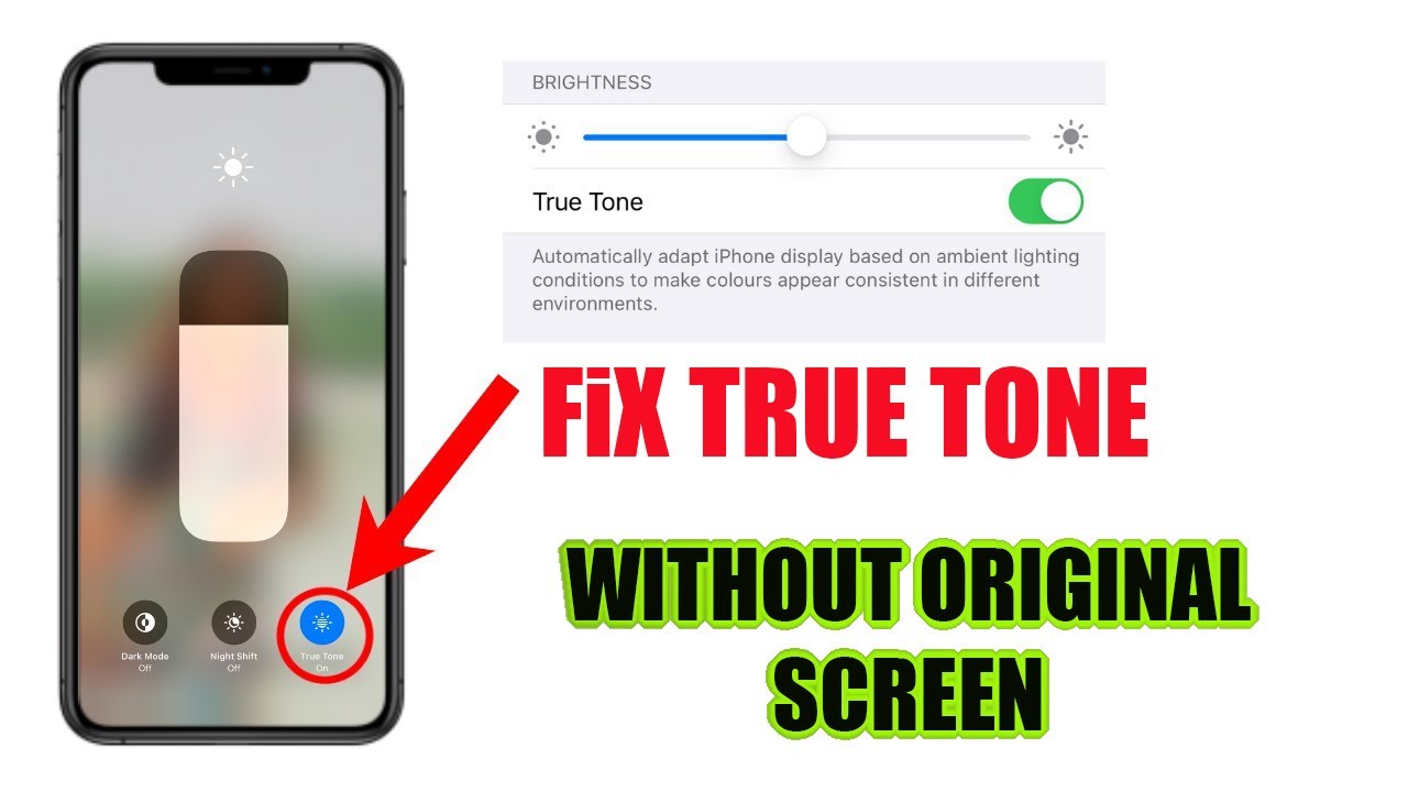 FIX TRUE TONE WITHOUT ORIGINAL LCD - YouTube