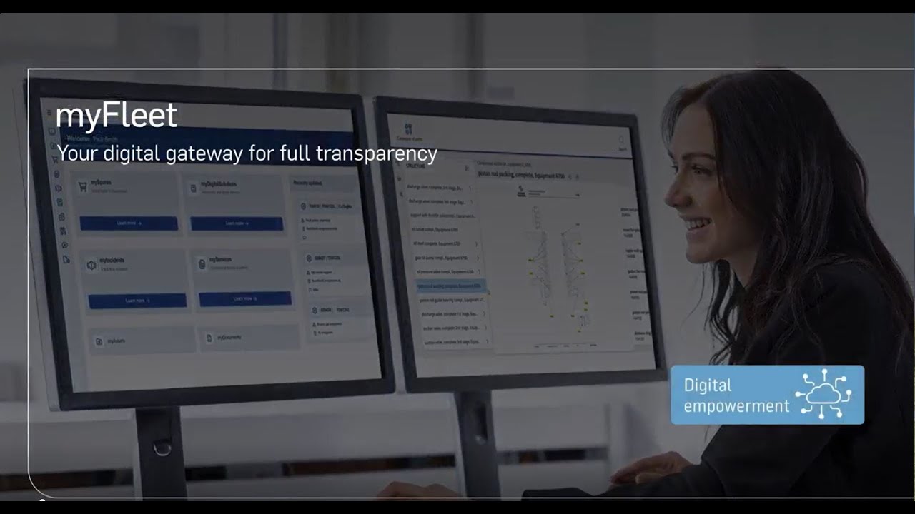 Burckhardt Compression myFleet Customer Portal - YouTube