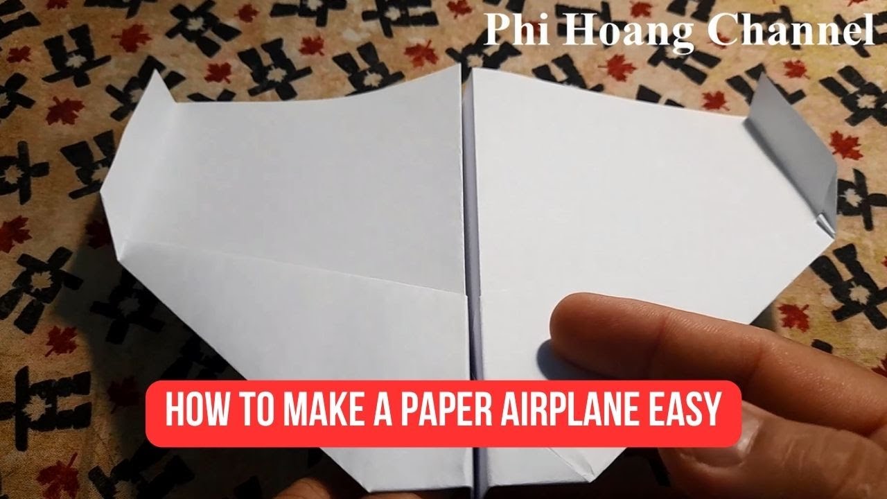 How To Make a Paper Airplane Easy - DIY Paper Airplane - YouTube