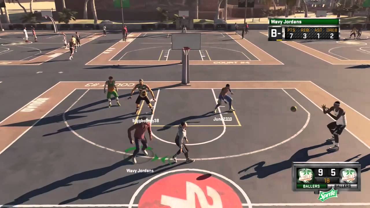 NBA 2K16 Park Info Sunset And Flyers - YouTube