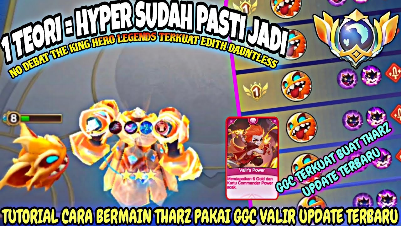 1 TEORI = HYPER SUDAH PASTI JADI ! TUTORIAL CARA BERMAIN THARZ PAKAI ...